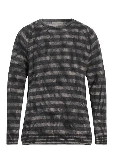 ORIGINAL VINTAGE Striped Crewneck Sweater - Charcoal