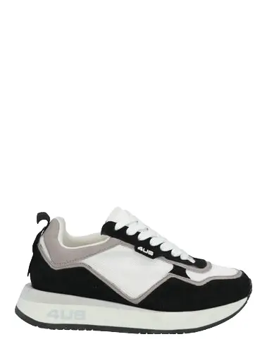 Paciotti Leather And Textile Low-top Sneakers - Black