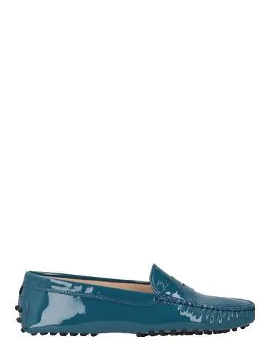 TOD'S Leather Loafers - Green