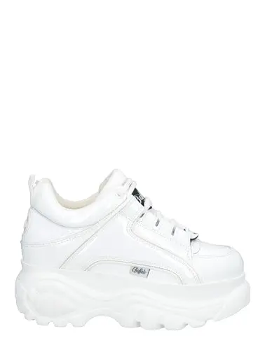 BUFFALO Chunky Calfskin Sneakers - White