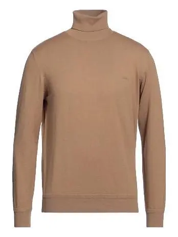 LIU •JO MAN Turtleneck Knit Top - Camel