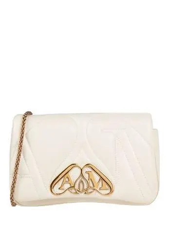 Alexander McQueen Leather Cross-body Bag - Off White