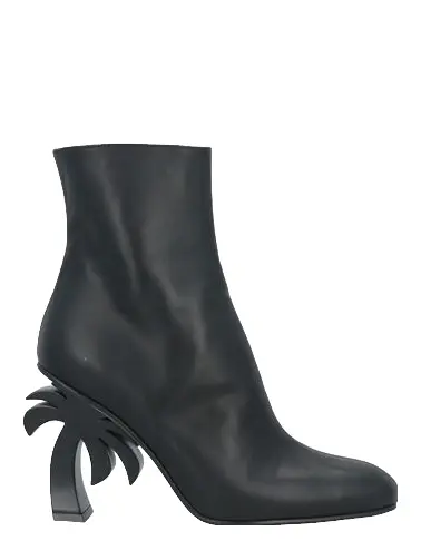 Palm Angels Leather Ankle Boots - Black