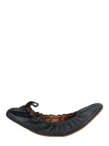 ATP ATELIER Leather Ballet Flats - Black