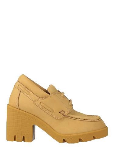 Burberry Leather Lace-up Shoes - Mustard