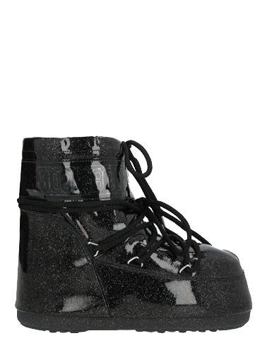 Moon Boot Glittered Ankle Boots - Black