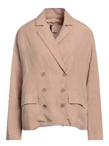 MANILA GRACE Single-breasted Blazer - Beige