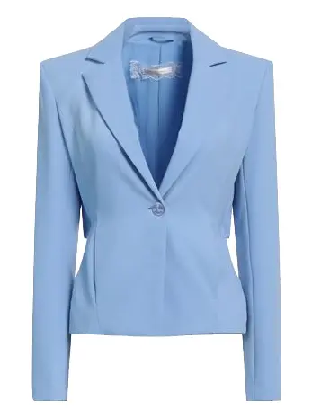 Patrizia Pepe Single-breasted Blazer - Blue