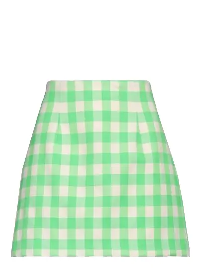 VICOLO Mini Flared Skirt - Green
