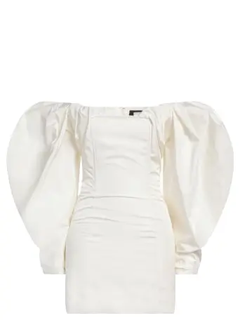Jacquemus Le Chouchou Mini Dress - White