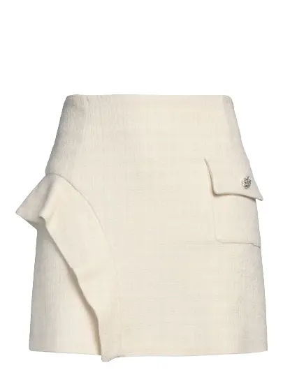 Sandro Mini Tweed Pencil Skirt - White
