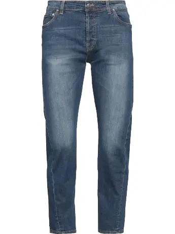 LIU •JO MAN Straight-leg Jeans With Five Pockets - Blue