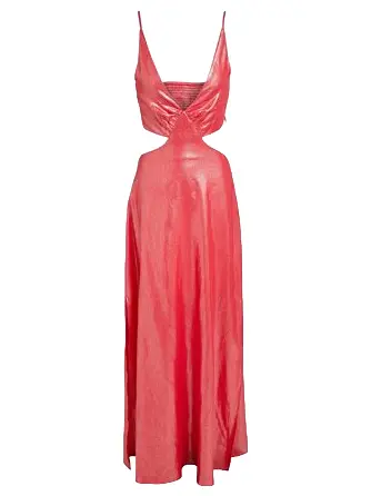 VICOLO Maxi Dress With Cutout - Magenta