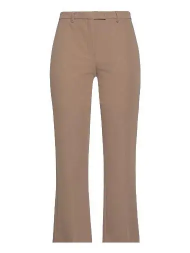 Max Mara Bootcut Viscose And Cotton Blend Trousers - Beige