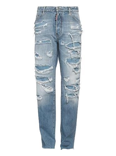 Dsquared2 Jeans Size Cotton, Cow Leather - Blue