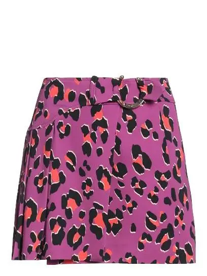 Pinko Mini Leopard-print Wrap Skirt - Purple