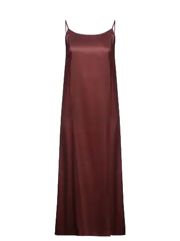 UMA WANG Midi Slip Dress - Brown