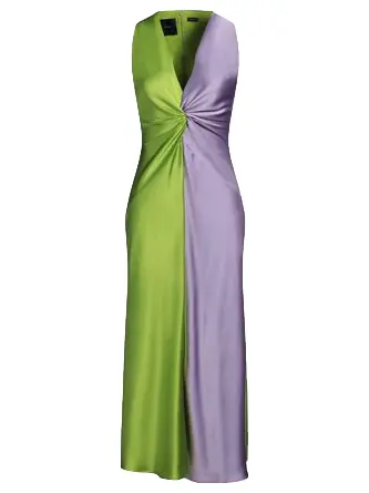 Pinko Maxi Flared Dress - Green