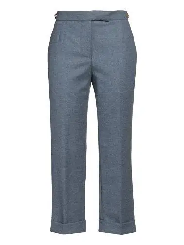 Thom Browne Straight-leg Virgin Wool Pants - Blue