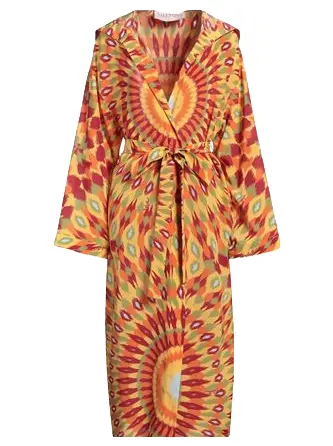Valentino Garavani Silk Maxi Wrap Dress - Yellow