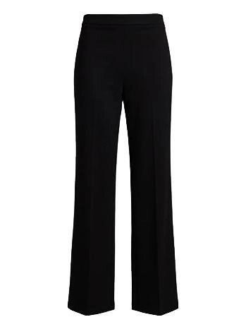 Alpha Studio Straight Leg Jersey Pants - Black
