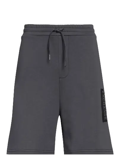 Armani Exchange Cotton-blend Bermuda Shorts - Grey