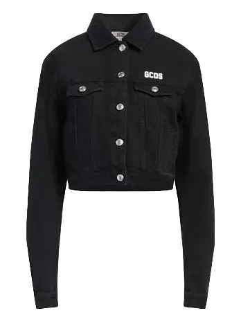 Gcds Denim Trucker Jacket - Black