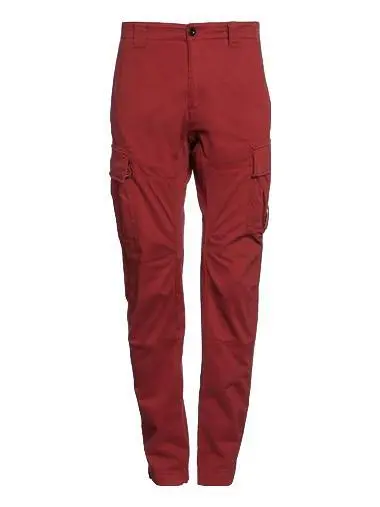 C.P. COMPANY Solid Color Cargo Pants - Red