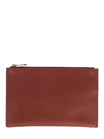 Il Bisonte Leather Pouch - Brown