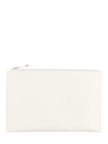Il Bisonte Leather Pouch - Off White
