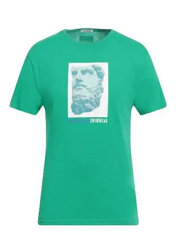 BIKKEMBERGS T-shirt Size Cotton - Green