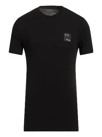 Armani Exchange T-shirt Size Cotton, Elastane - Black