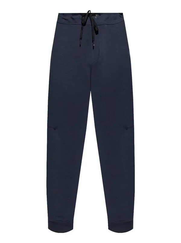 On Elasticated Drawstring Track Pants - Blue