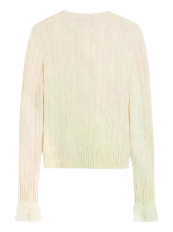 Valentino Garavani Cashmere Cable-knit Sweater - Neutrals