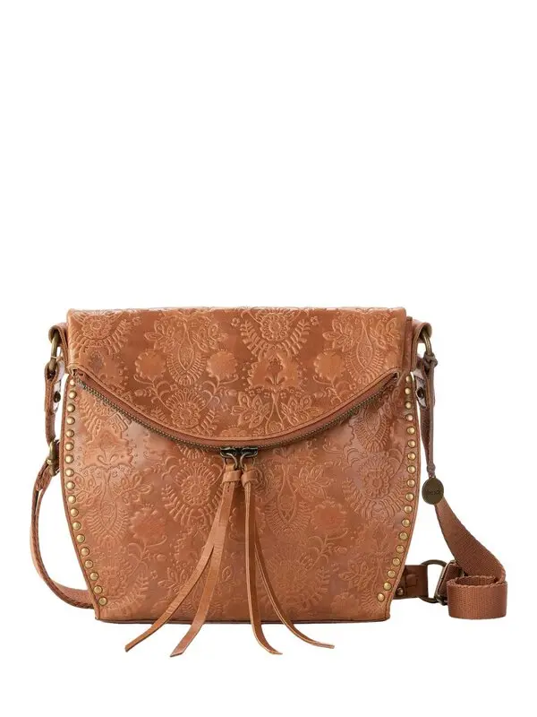 THE SAK Silverlake Crossbody Bag - Tobacco Floral Emboss