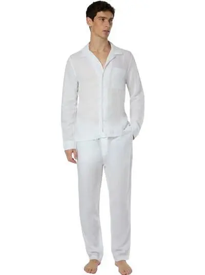 Onia Linen Home Pant - White