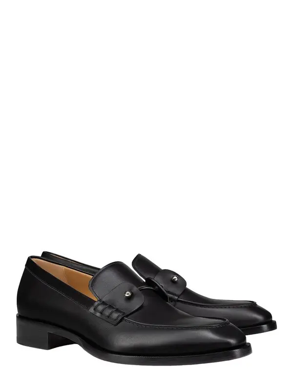 CHRISTIAN LOUBOUTIN Chambelimoc Flat Loafer - Black