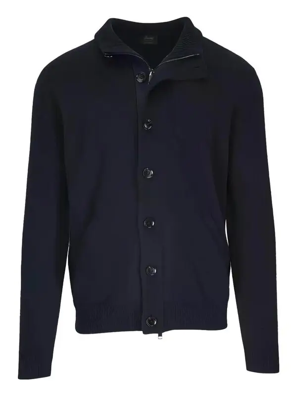 Brioni Cashmere Cardigan - Blue