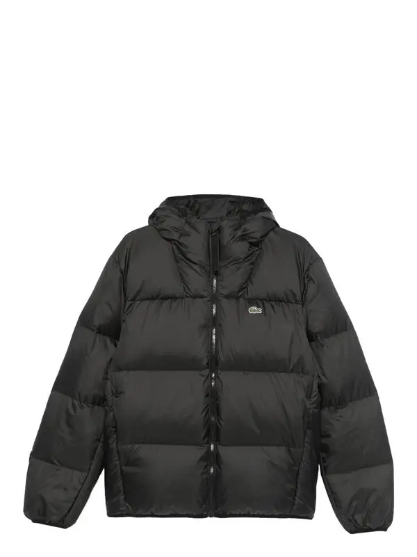 Lacoste Hooded Padded Jacket - Black