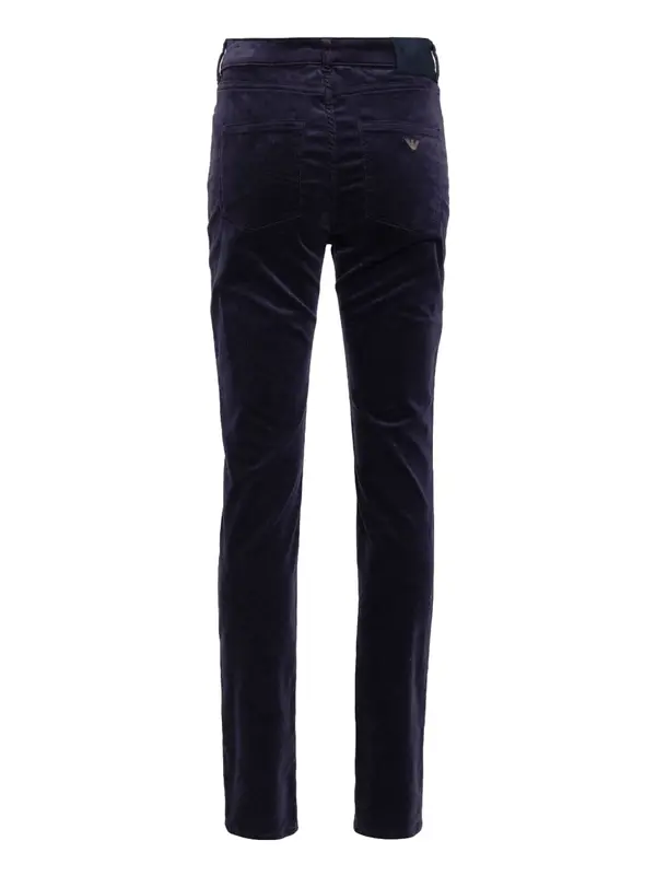 Emporio Armani Corduroy Trousers - Purple