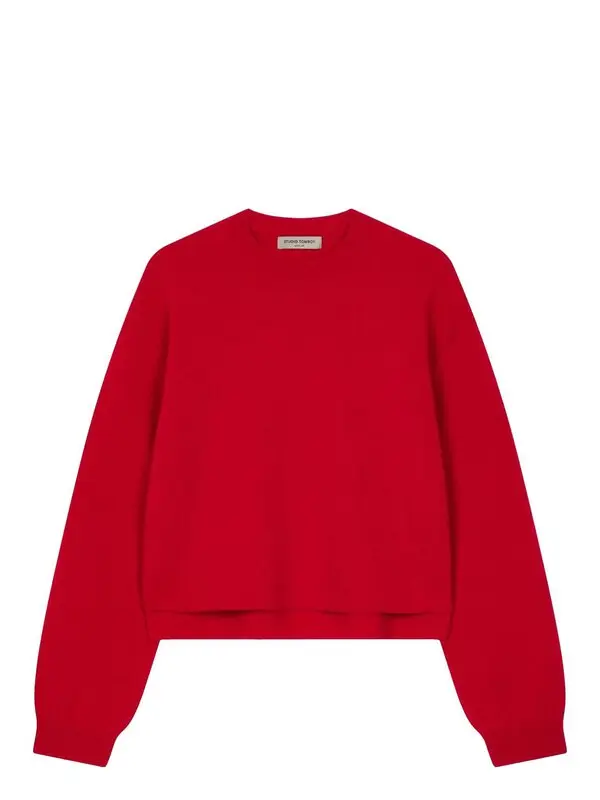 STUDIO TOMBOY Crew-neck Sweater - Red