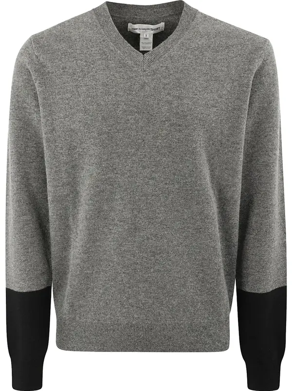 Comme Des Garçons Wool Sweater - Grey
