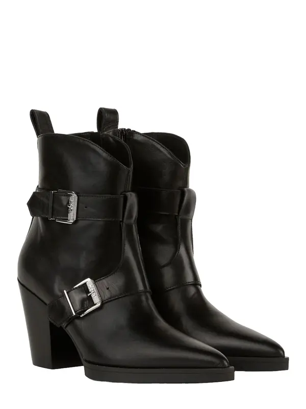 Karl Lagerfeld 70mm Kowboy Boots - Black