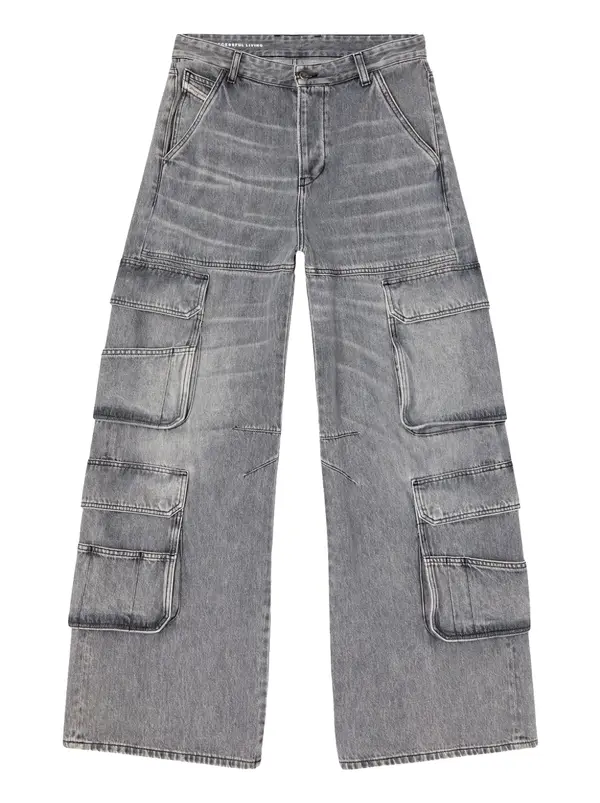 DIESEL® 1996 D-sire Wide-leg Jeans - Grey