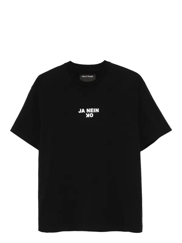MERYLL ROGGE Logo-print T-shirt - Black