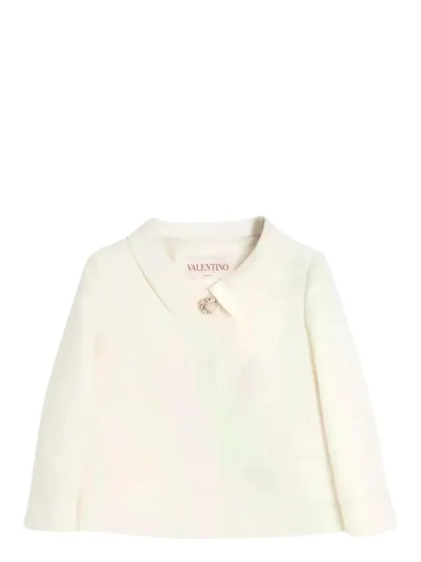 Valentino Garavani Crepe Couture Jacket - Neutrals