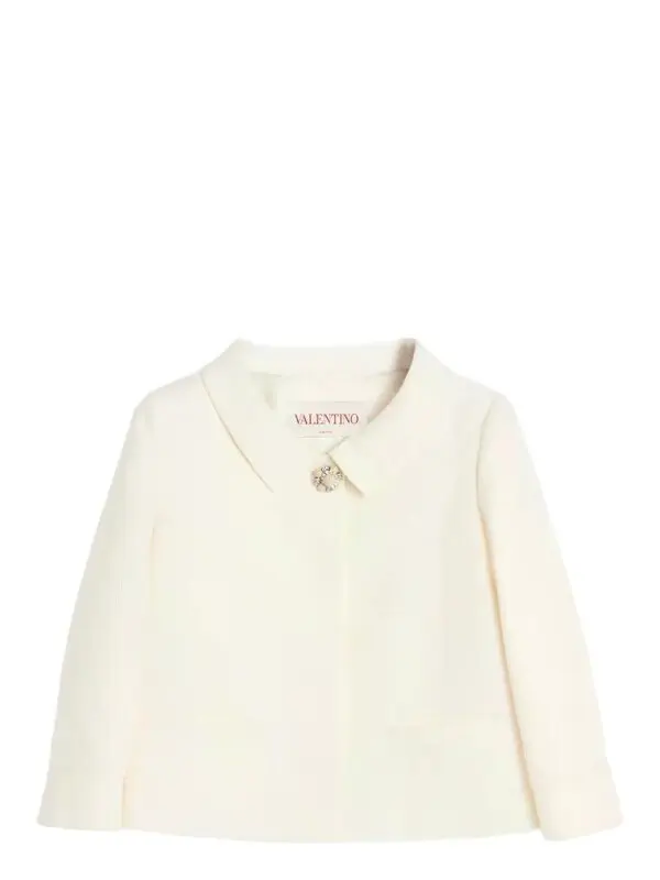 Valentino Garavani Crepe Couture Jacket - Neutrals