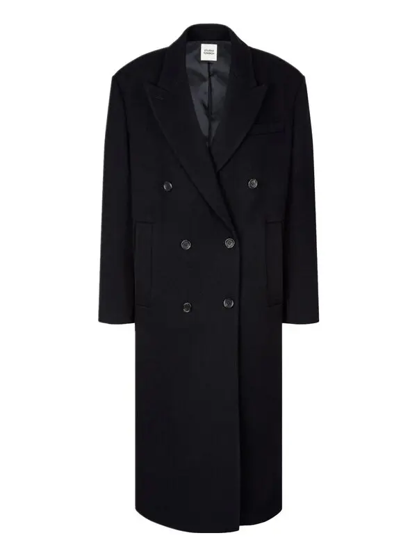 STUDIO TOMBOY Double-breasted Coat - Blue
