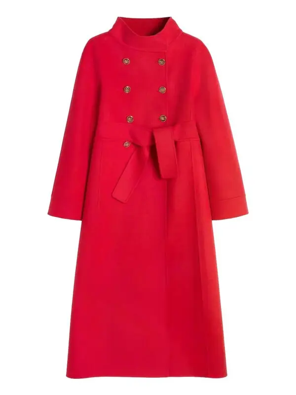 Valentino Garavani Draped Compact Coat - Red