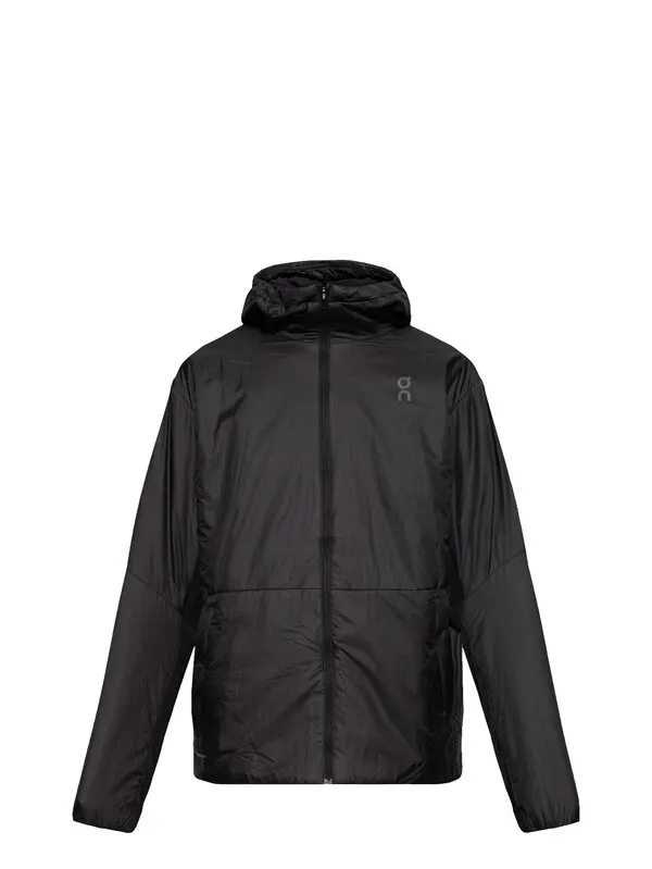 On Hooded Lightweight Jacket - Black